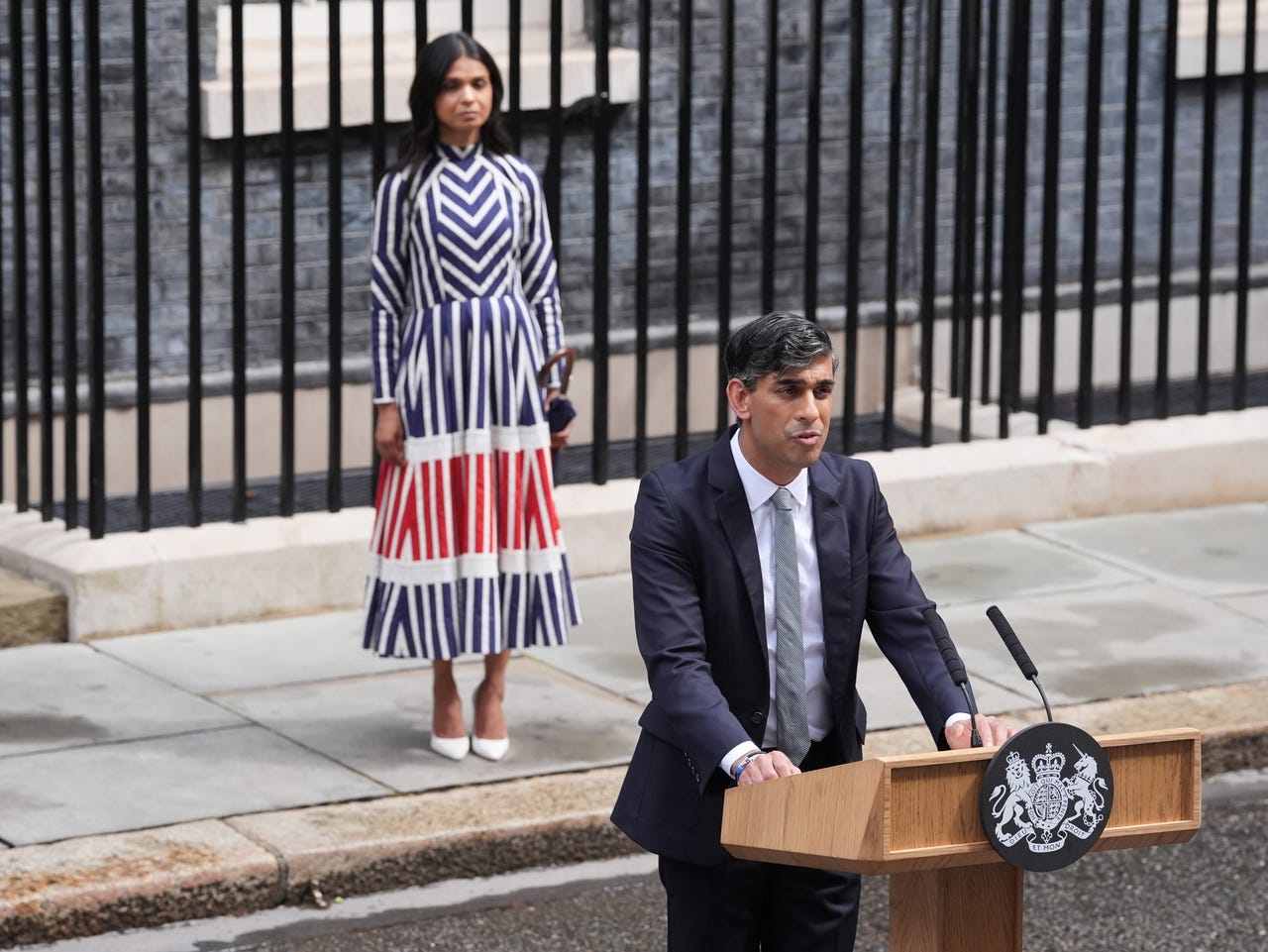 Rishi Sunak Makes Downing Street Exit With Apologies To Nation And