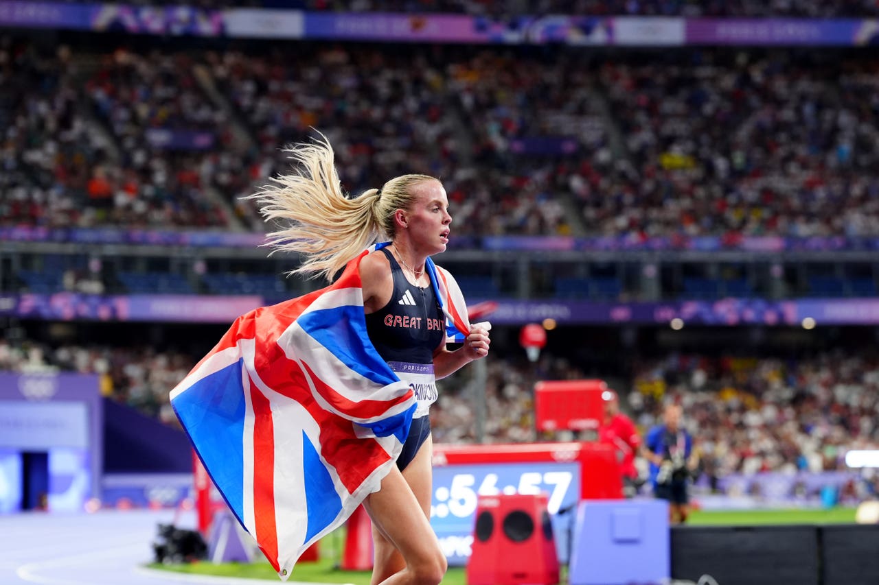 Queen Keely Hodgkinson dons golden crown after stunning 800 metres ...