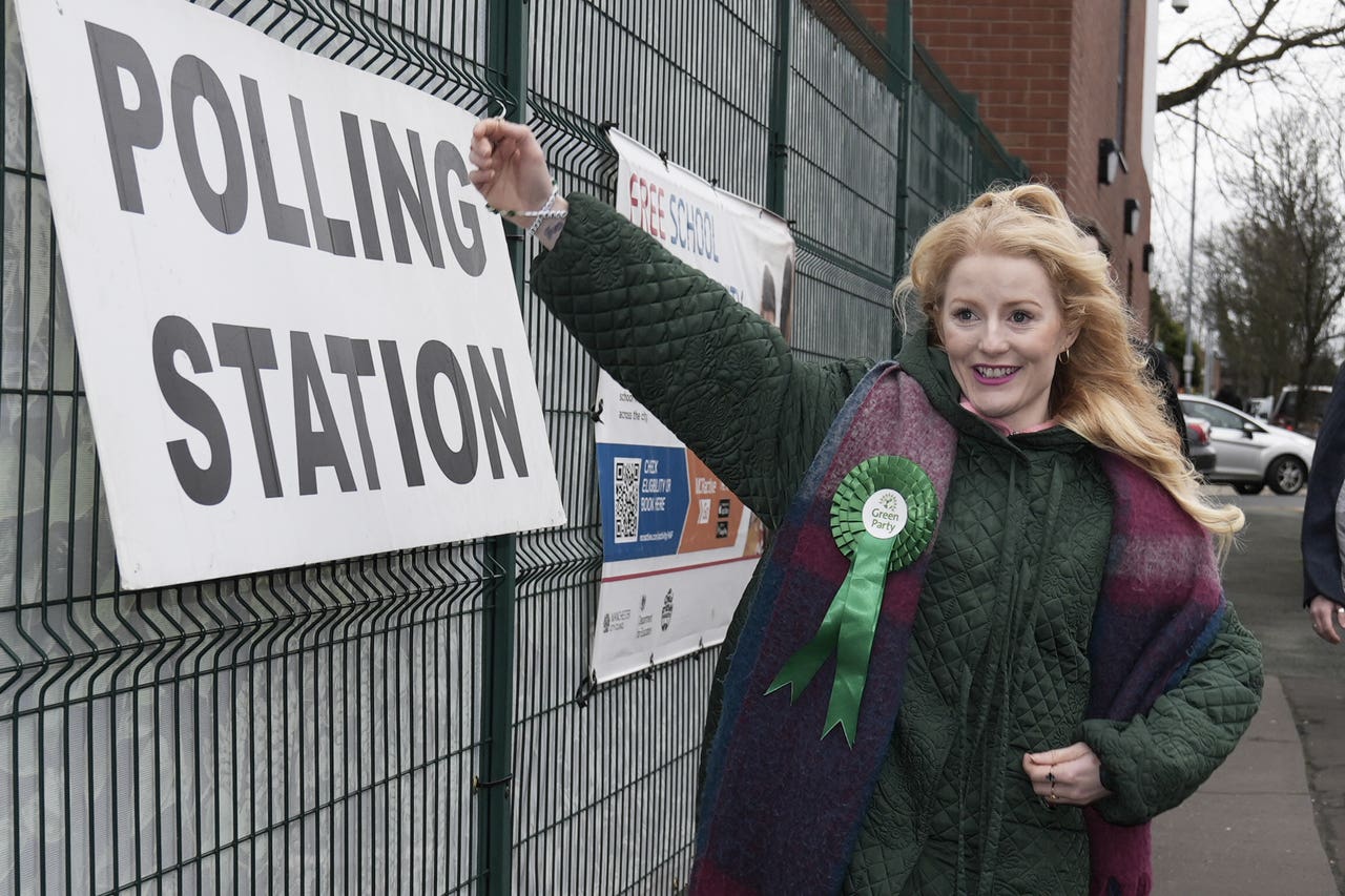 Plumber-turned-MP Hannah Spencer hails Greens’ by-election victory ...
