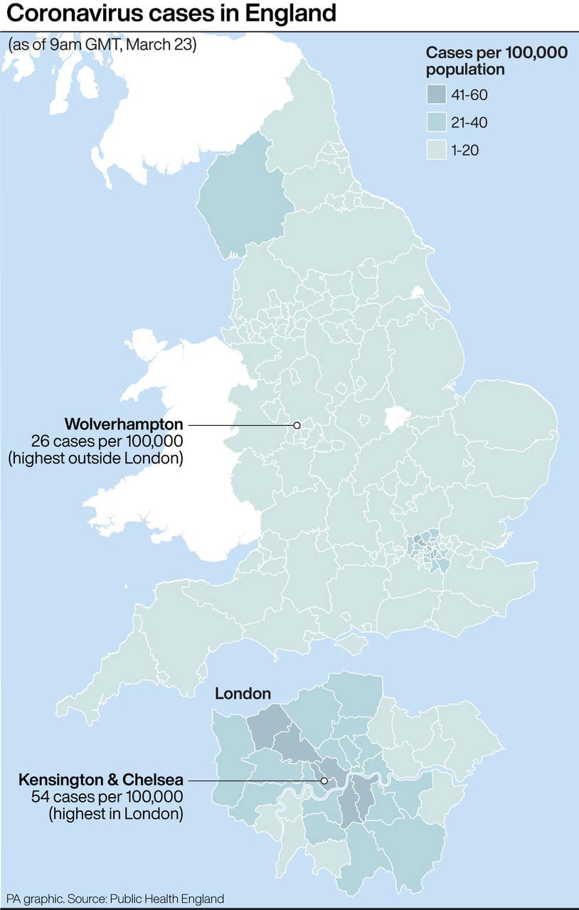 Coronavirus in the UK: The latest numbers | Express & Star