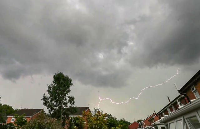 Thunderstorms bring lightning strikes and flash flooding | Bromsgrove ...
