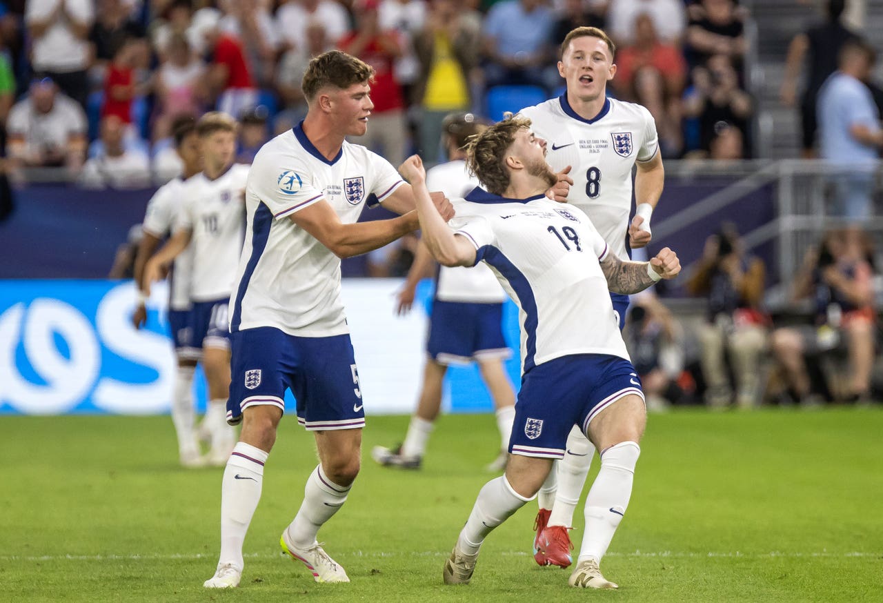 Jonathan Rowe clinches England Under-21 Euros glory with extra-time ...