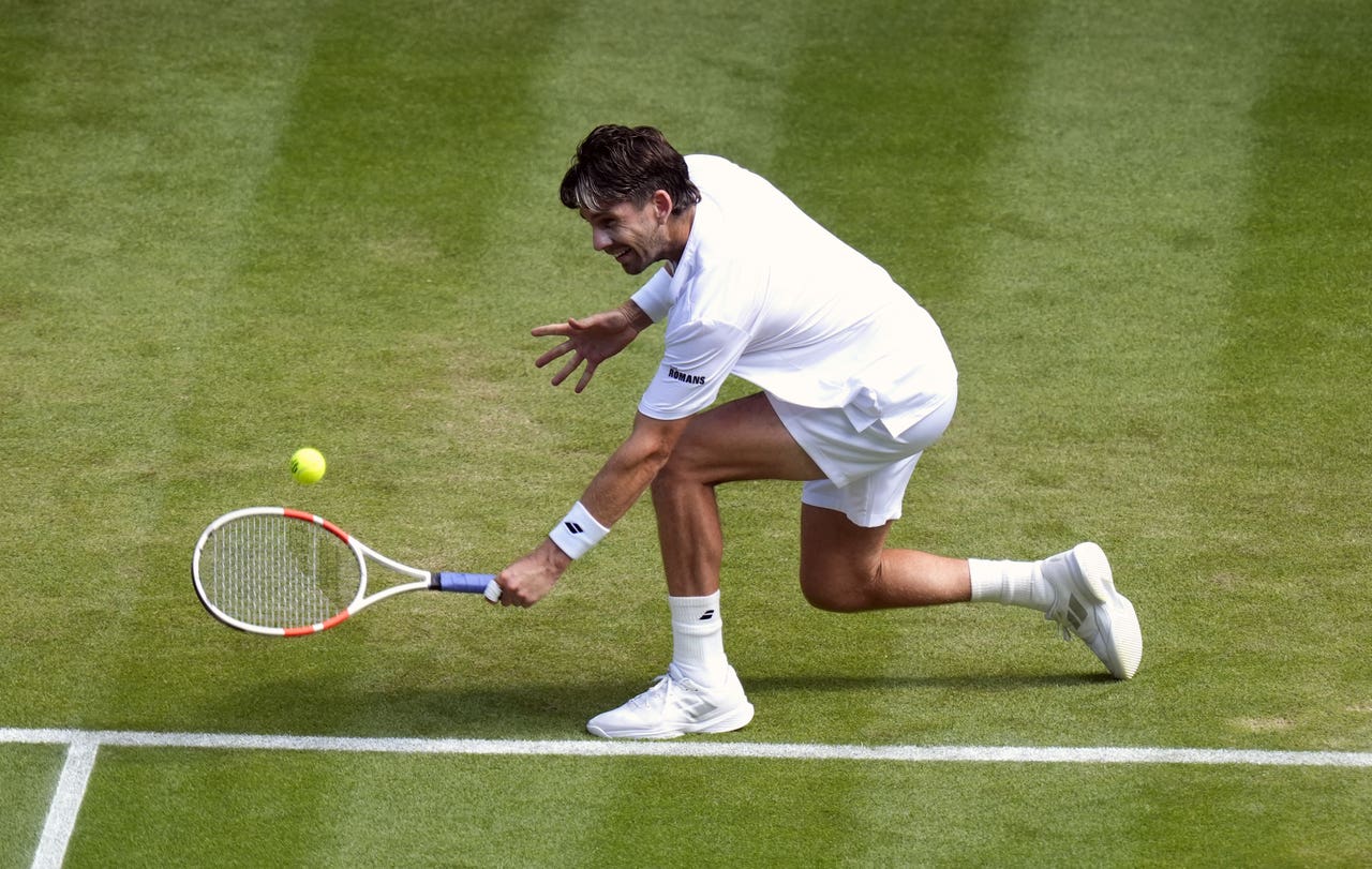 Last British man standing Cameron Norrie reaches fourth round at Wimbledon | Burnham and ...