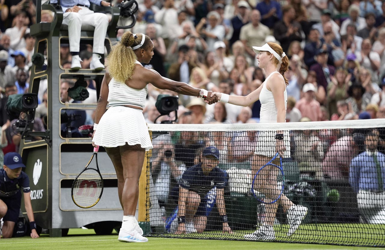 Serena Williams fightback falls short as she is beaten on Wimbledon ...