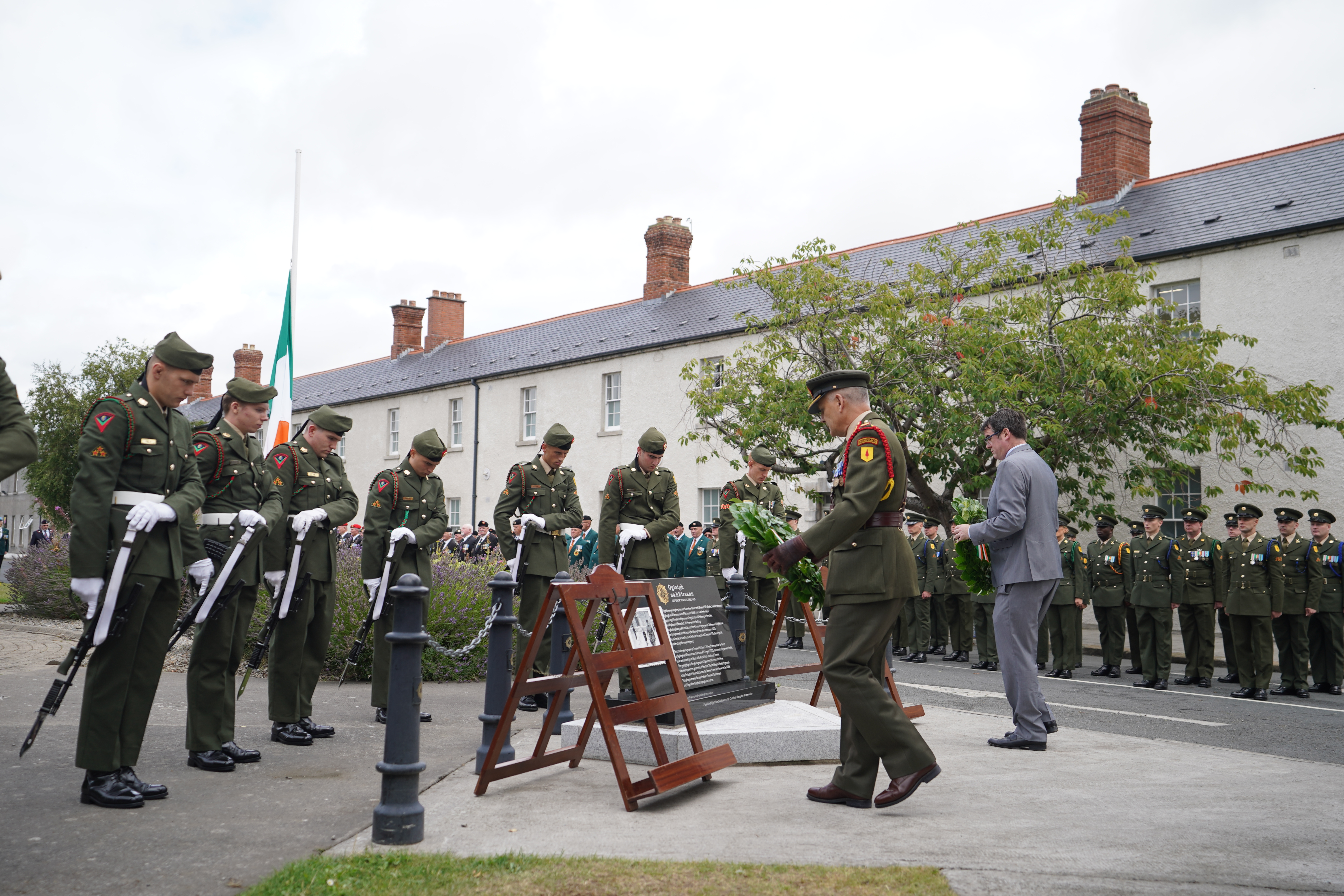 Michael Collins' family and Defence Forces mark centenary of death