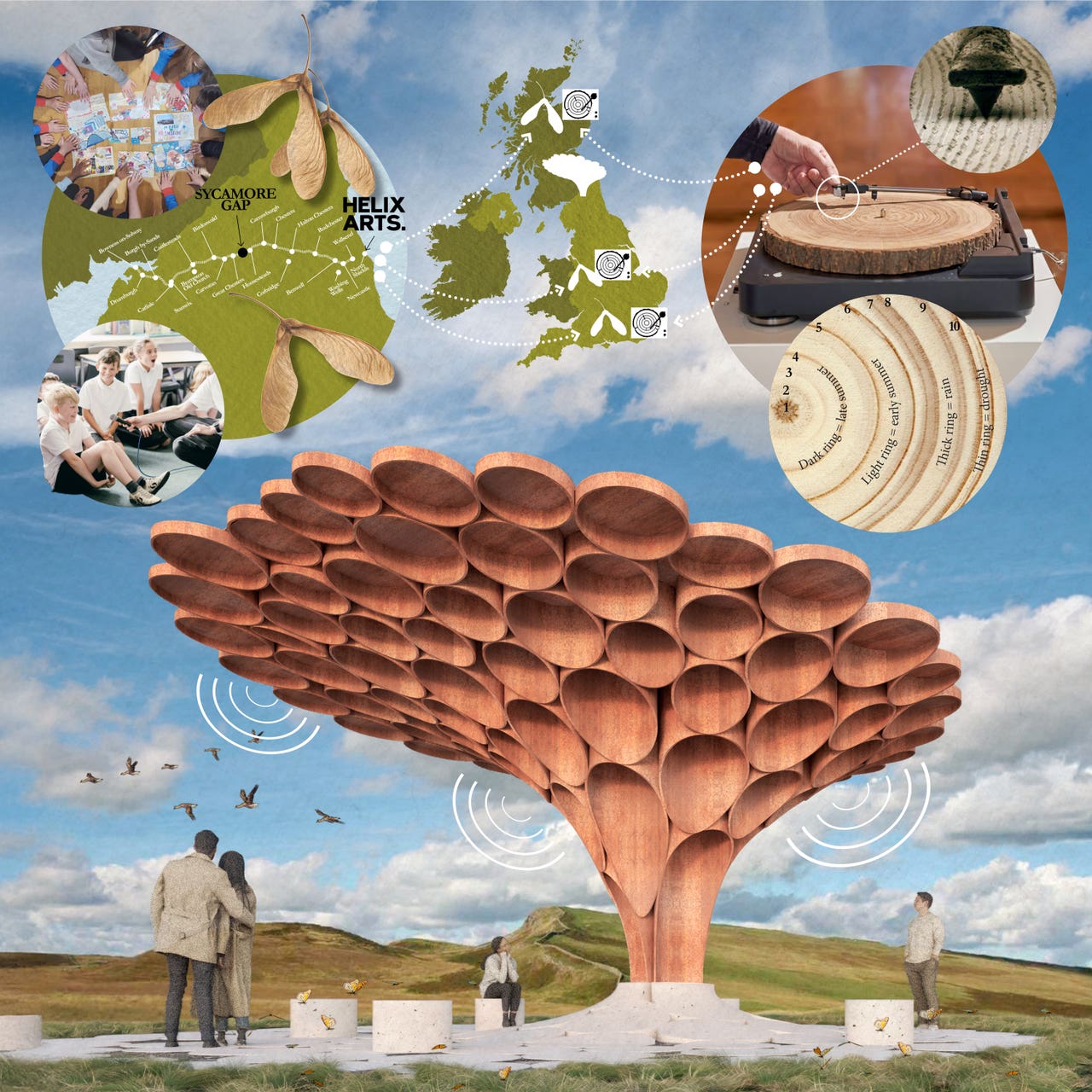 Public to vote on artists shortlisted to create work from Sycamore Gap ...