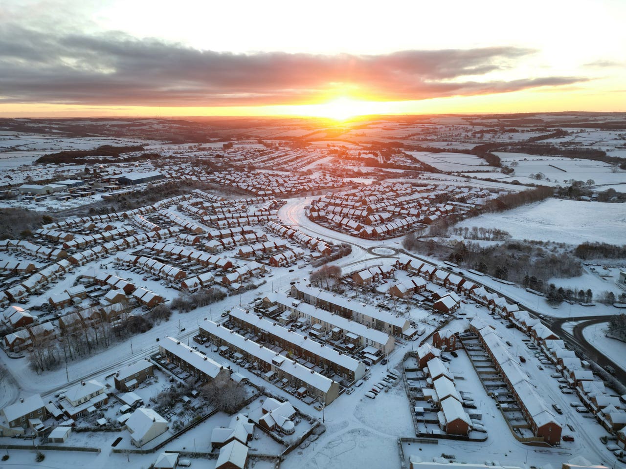 In Pictures: Winter Cold Snap Comes to Britain