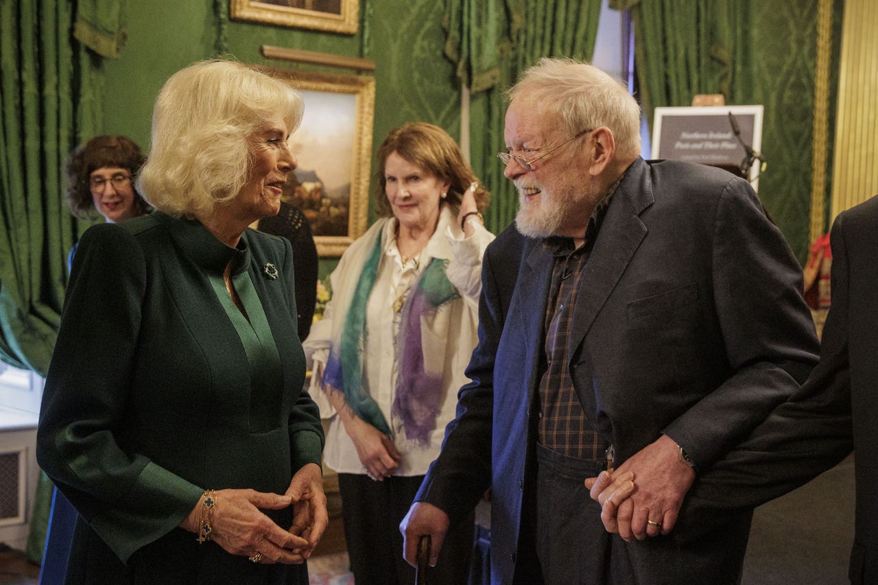 Poet Michael Longley touched souls with just a few words, funeral hears ...