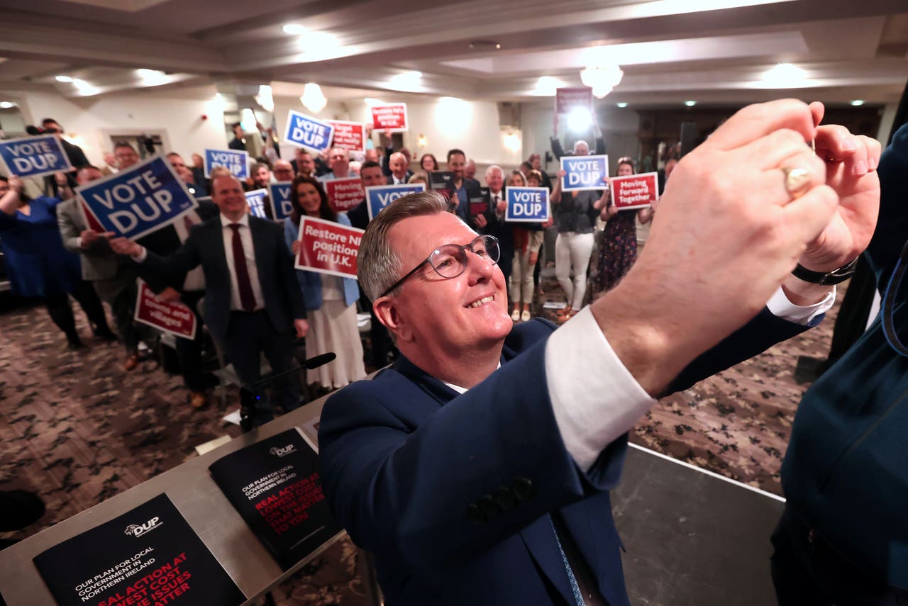 Dup ‘not Weakening Its Stance On Stormont Vows Sir Jeffrey Donaldson