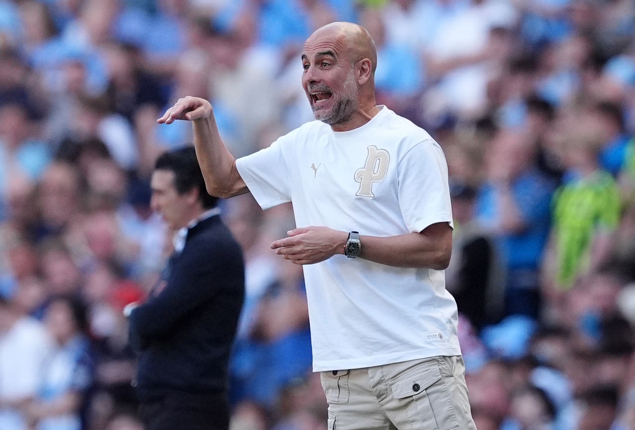 Pep Guardiola’s Manchester City farewell dampened by defeat to Aston ...