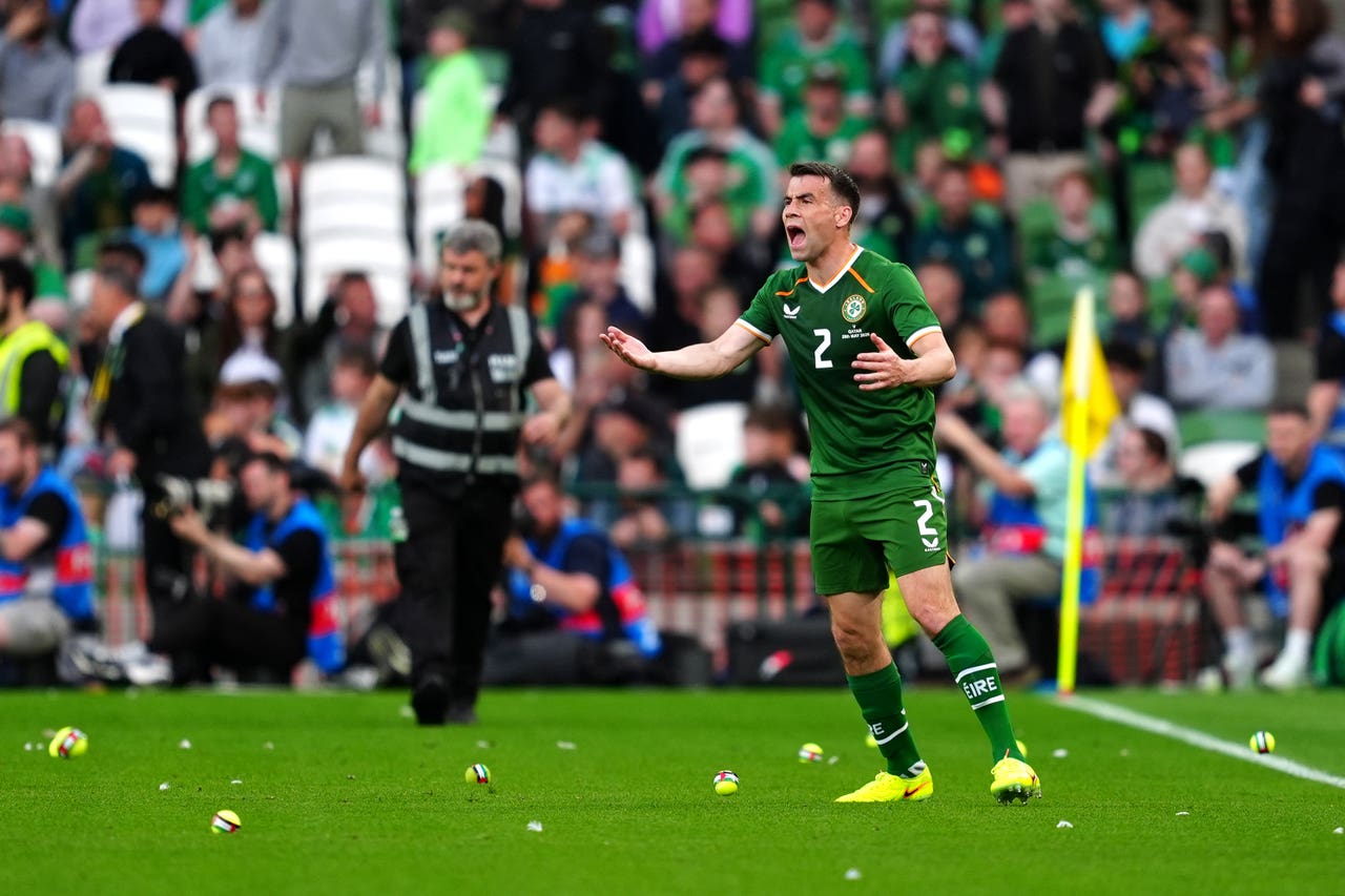 Captain Nathan Collins’ header gives Ireland victory over Qatar ...
