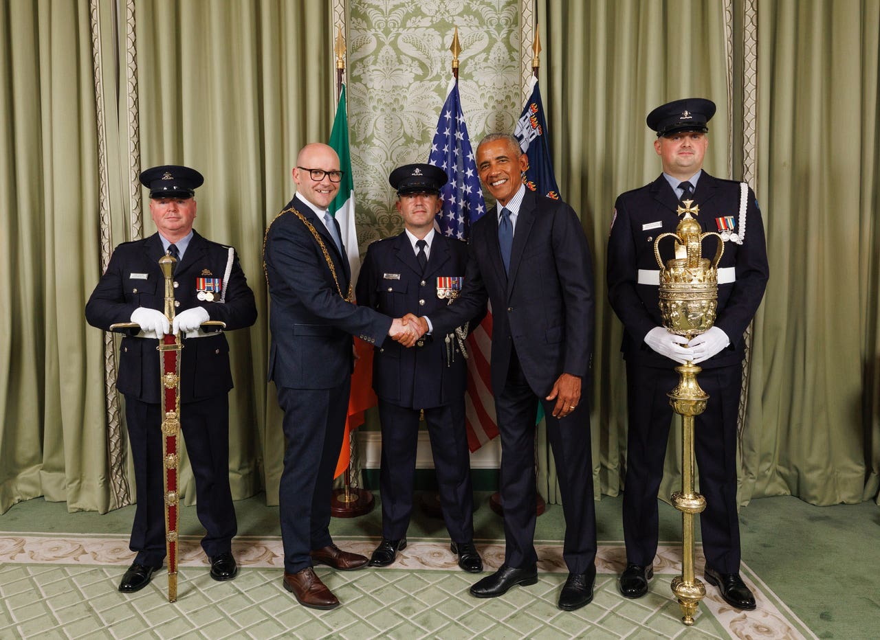 Barack Obama accepts Freedom of the City of Dublin ‘with deep humility’
