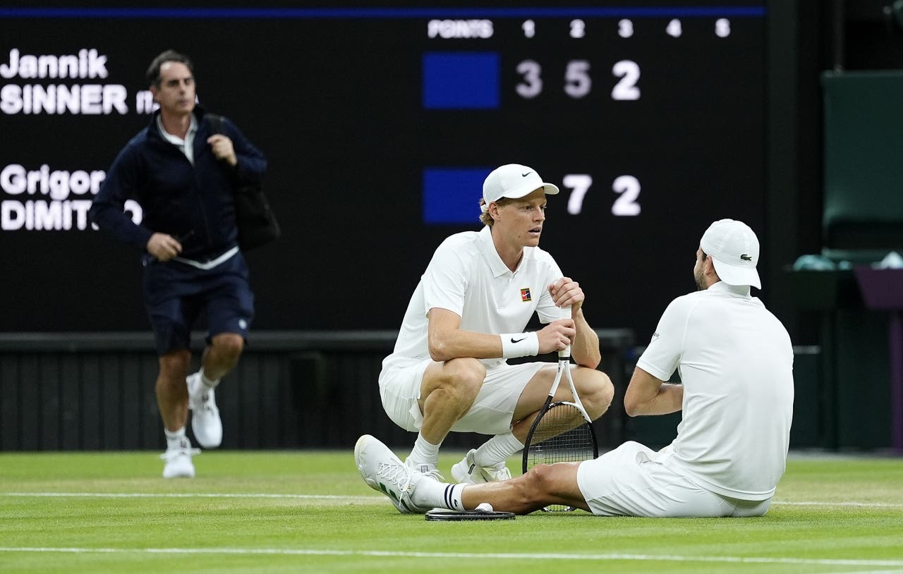 Jannik Sinner cancels practice session after having scan on elbow injury | Echo