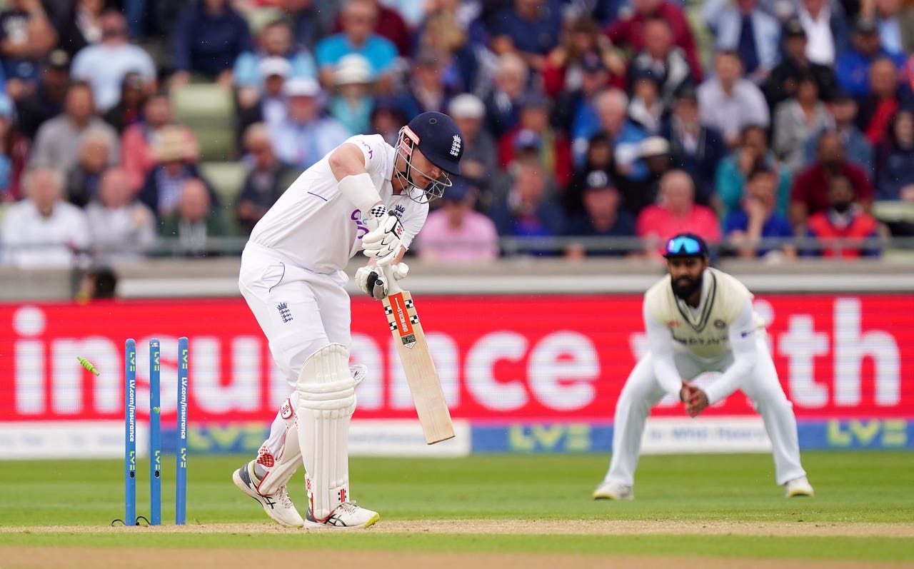 Stuart Broad makes history twice on wild morning at Edgbaston ...