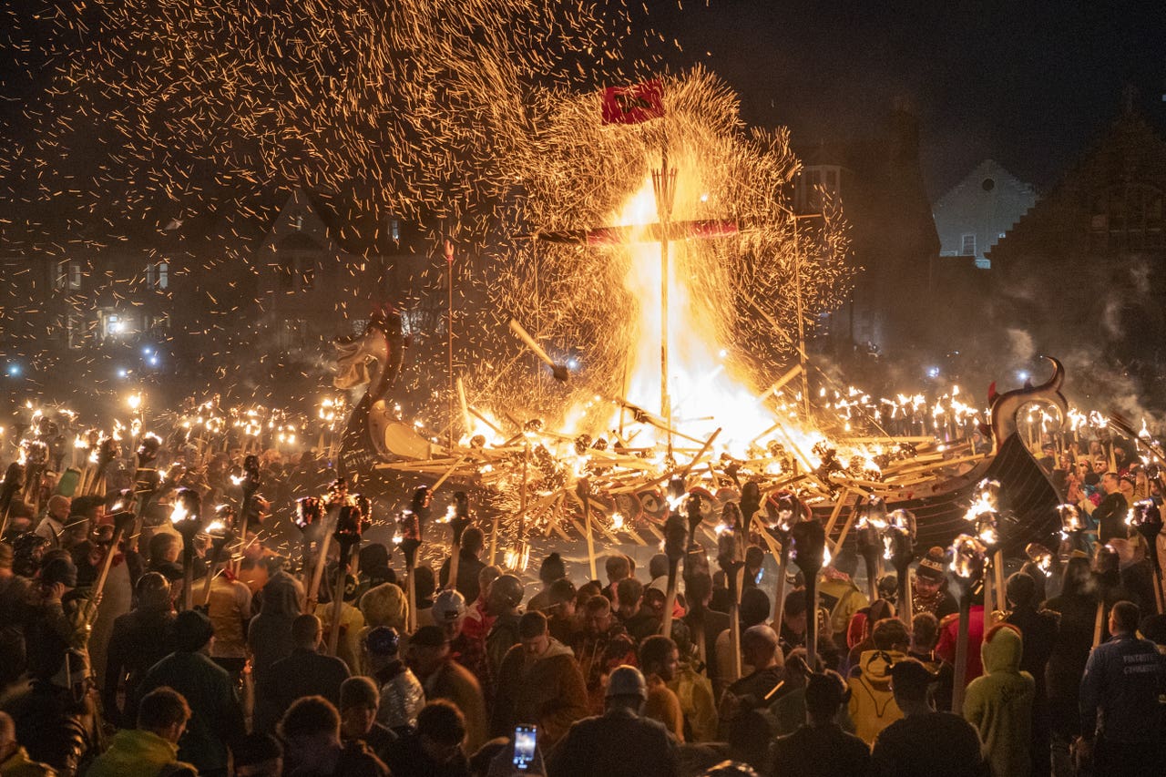 In Pictures: Burning galley provides fitting climax to Up Helly Aa ...