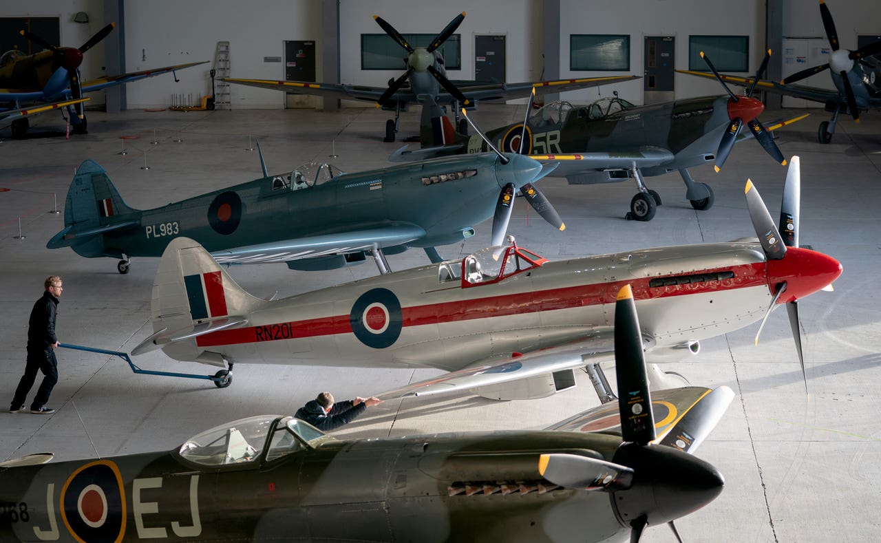 Collection of Spitfires to go on display at former base RAF Duxford