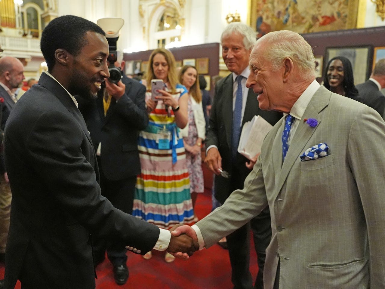 Royal tour paintings from Charles’s personal collection go on display ...