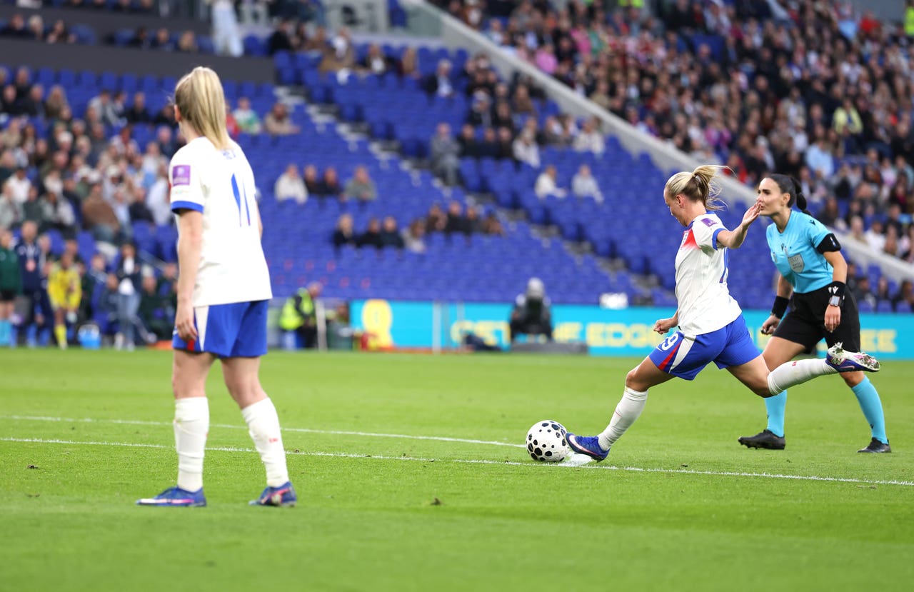 England beat Ukraine in World Cup qualifier but must settle for play ...