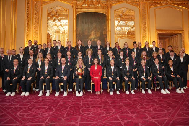 Kate hosts Rugby World Cup winners at Windsor Castle | Perspective Media