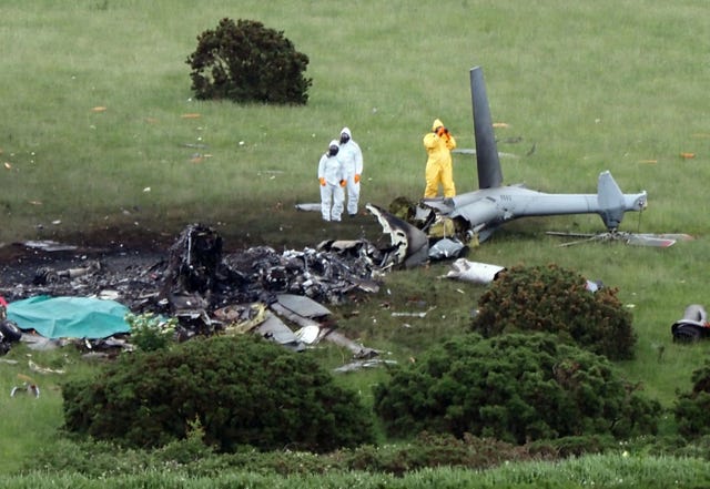 Three members of Royal Navy killed as helicopter crashes on training ...