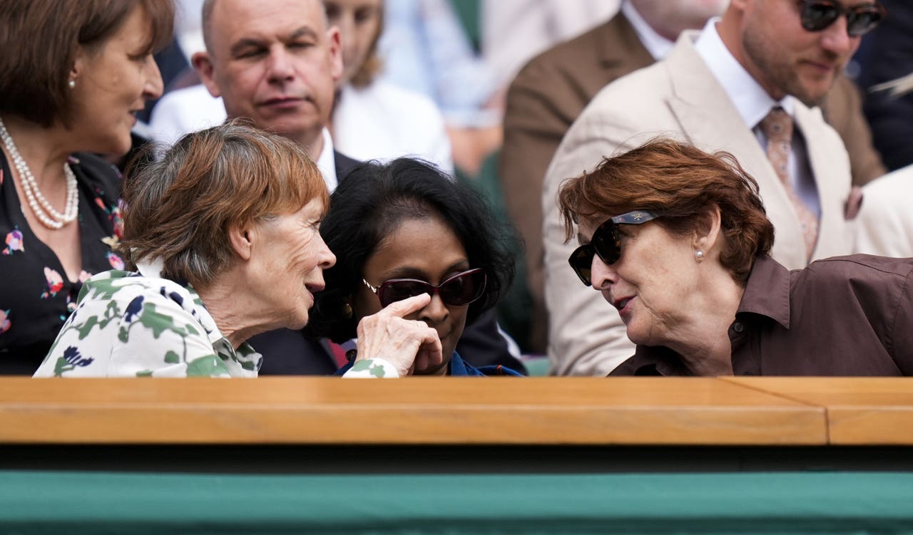 Celia Imrie, Cliff Richard and Katherine Jenkins among celebrities at ...