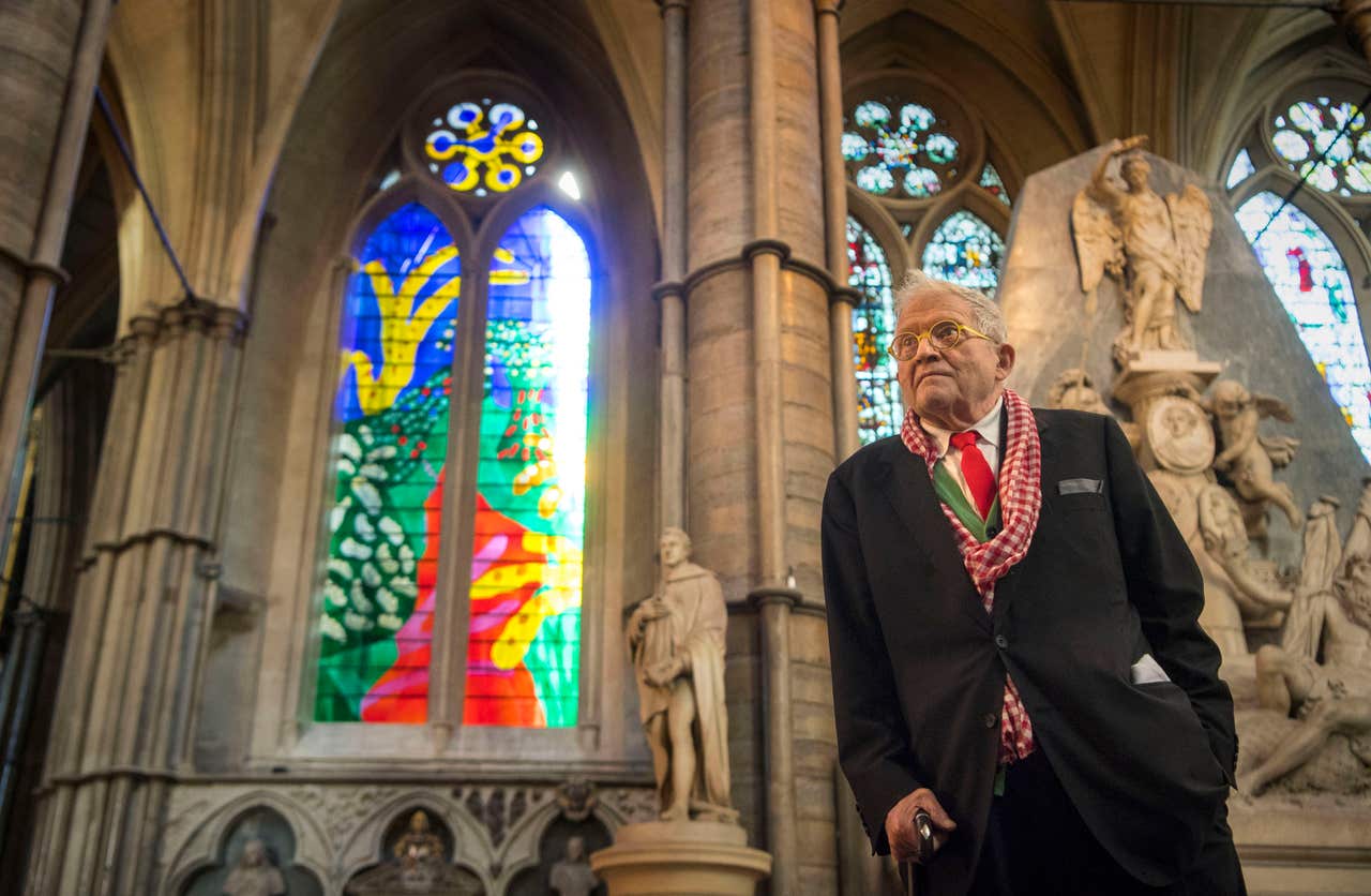 David Hockney’s funeral takes place privately with just two in ...
