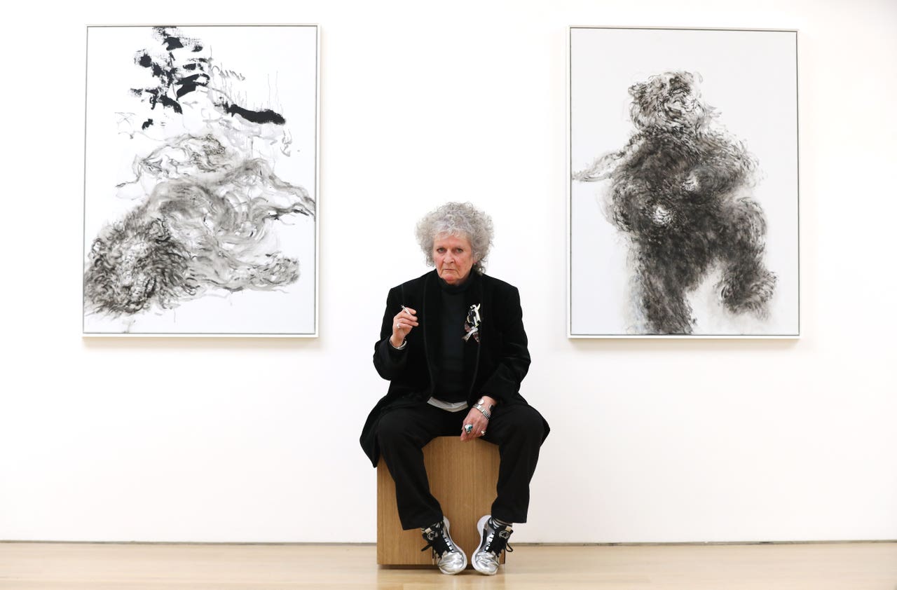 Painter Maggi Hambling opens exhibition of lockdown works | Express & Star