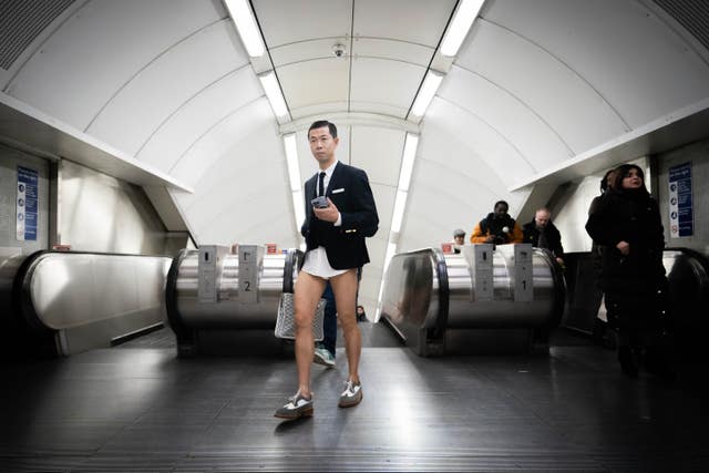 Underwear On Full Display As No Trousers Tube Ride Returns To London