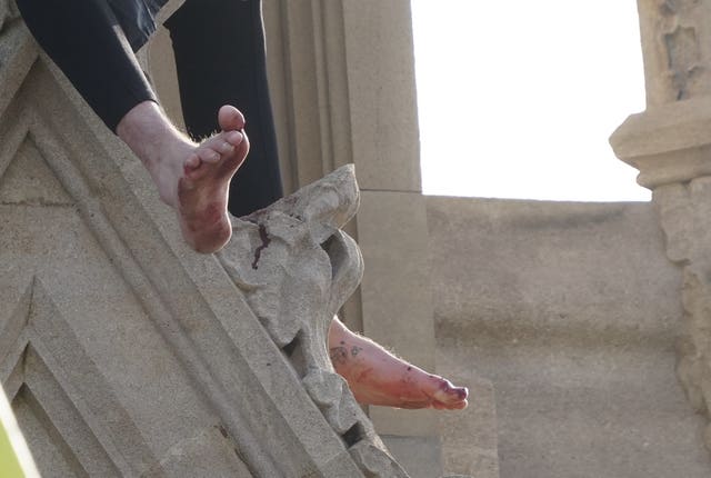 Pro-Palestine protester who climbed Big Ben barefoot guilty of public ...