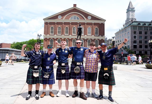 Scotland fans optimistic as they arrive in Boston for World Cup | The Argus