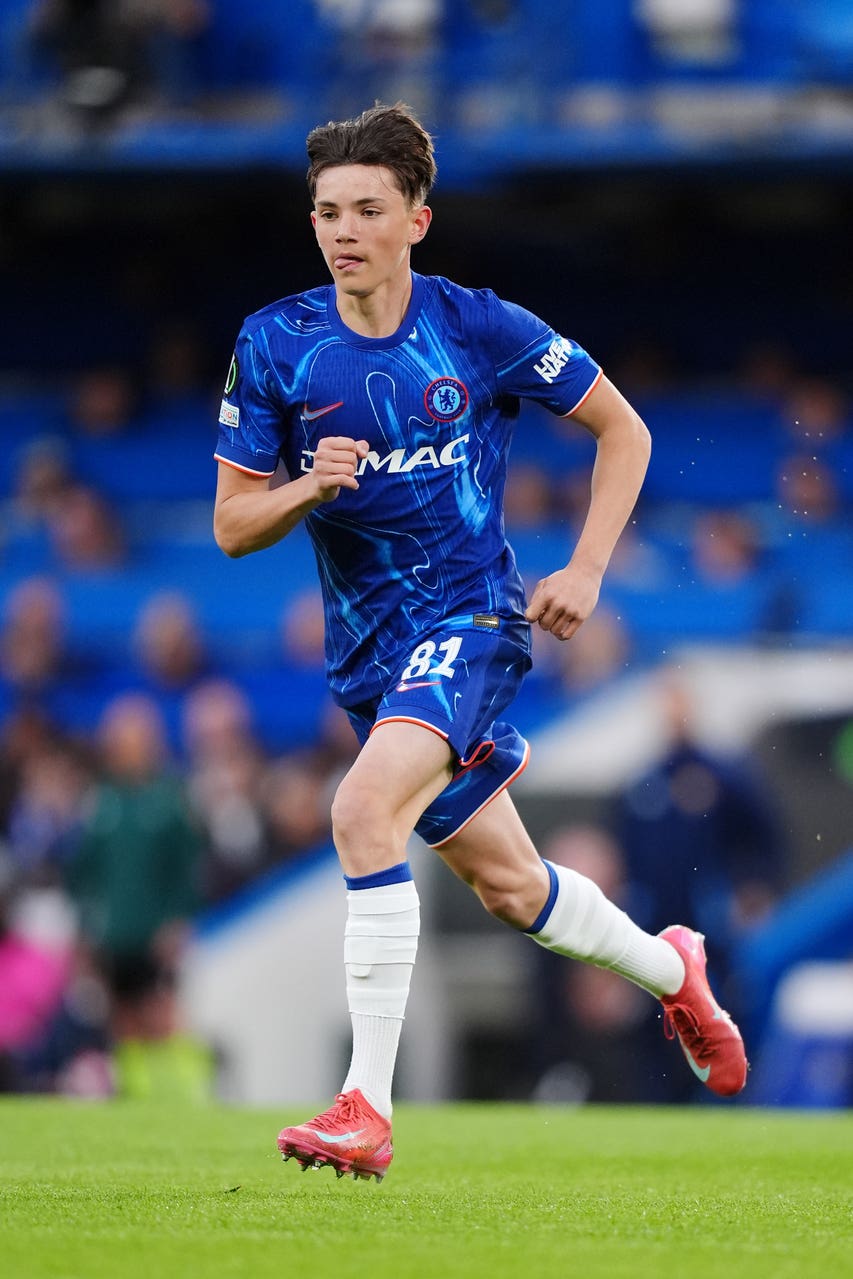 Kiernan Dewsbury-Hall on target as Chelsea coast into Conference League ...