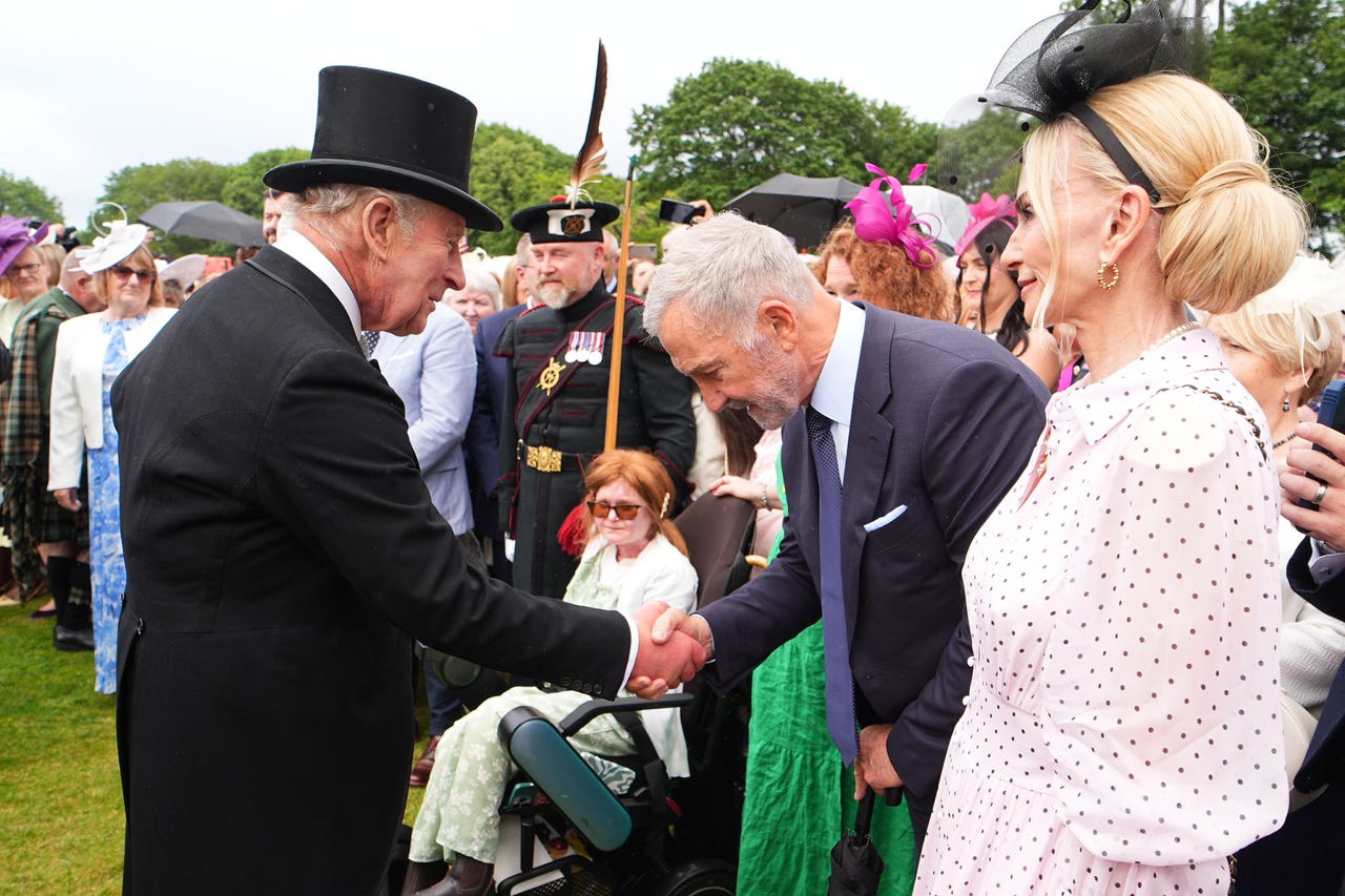 Meeting the King ‘great honour’, says charity star at royal garden ...