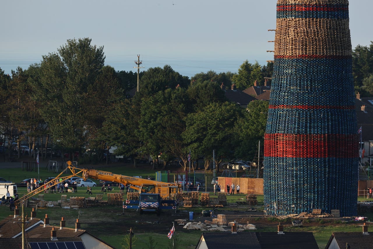 Co Antrim bonfire set for new world record in memory of fall victim ...