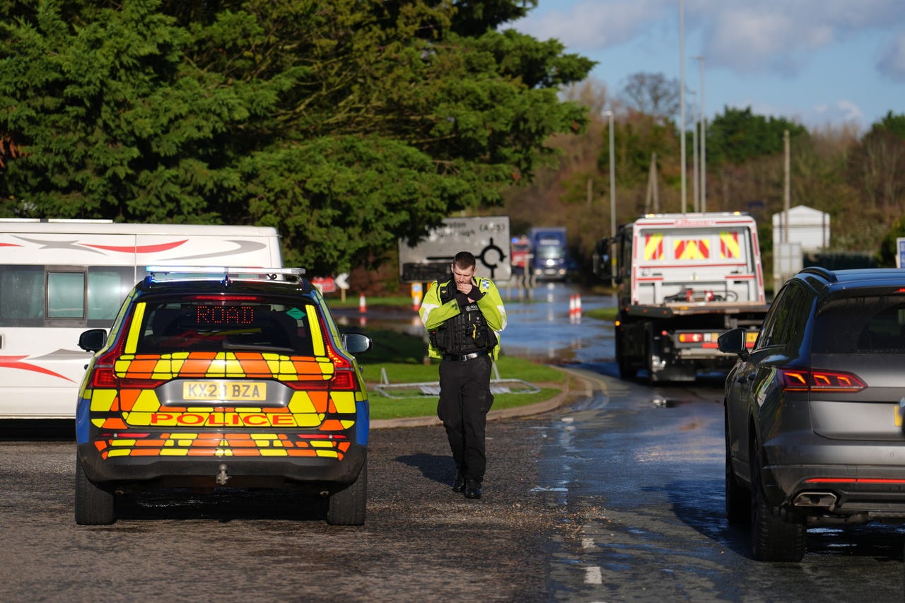 Danger to life warning in place as people evacuate flooded holiday park ...