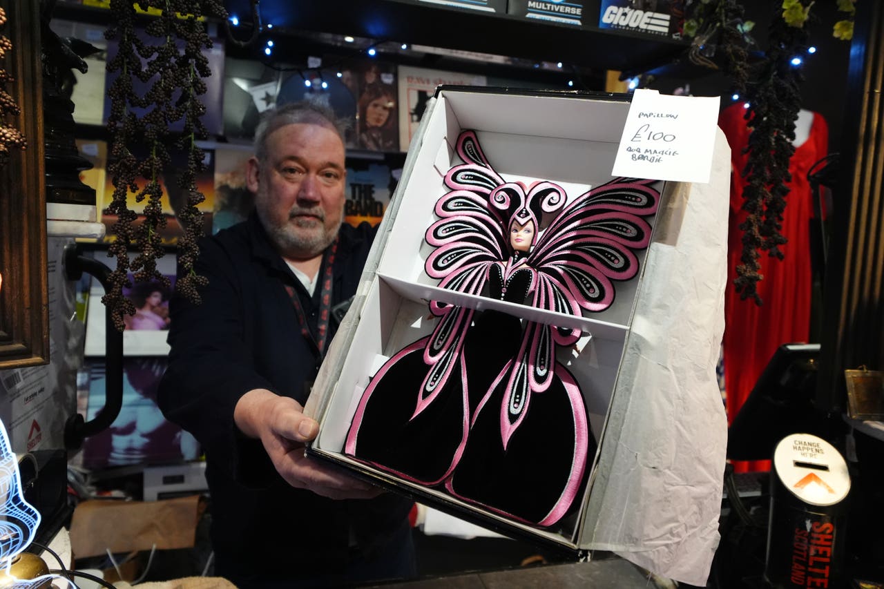 Bob Mackie Barbie and 1858 edition of Wuthering Heights star in charity ...