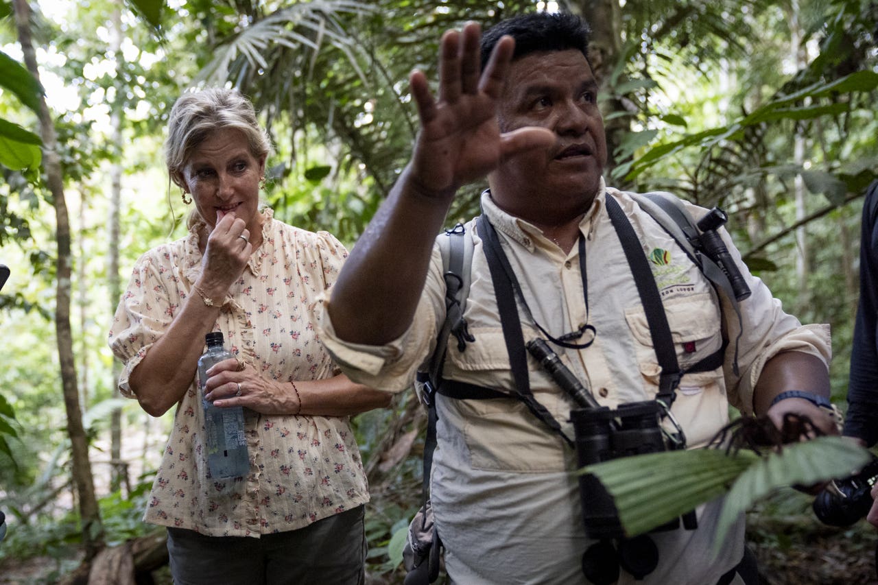 Sophie encounters ‘king of spiders’ on jungle trek in Peru | Border ...