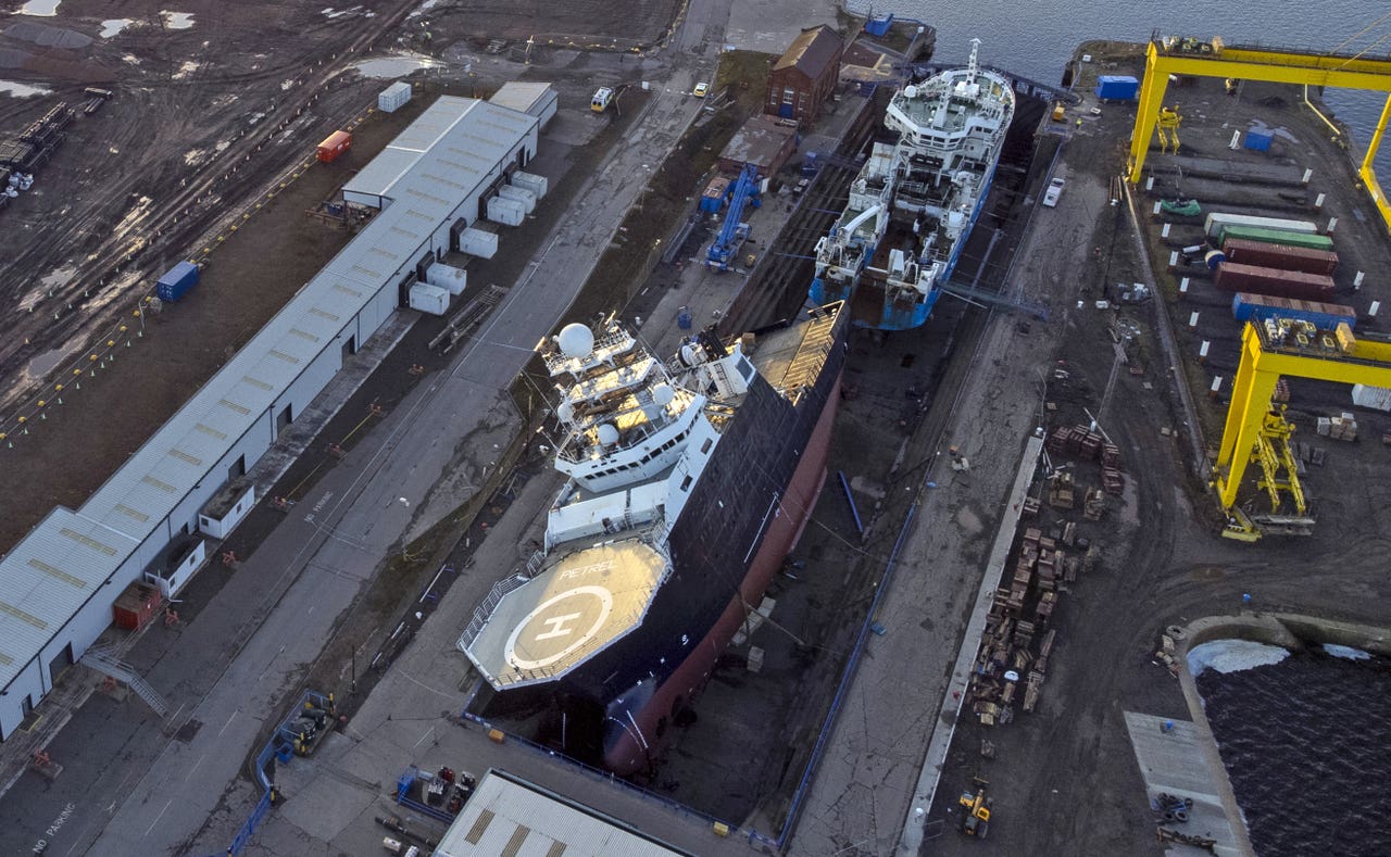 Seven still in hospital after US Navy research ship toppled in dry dock ...