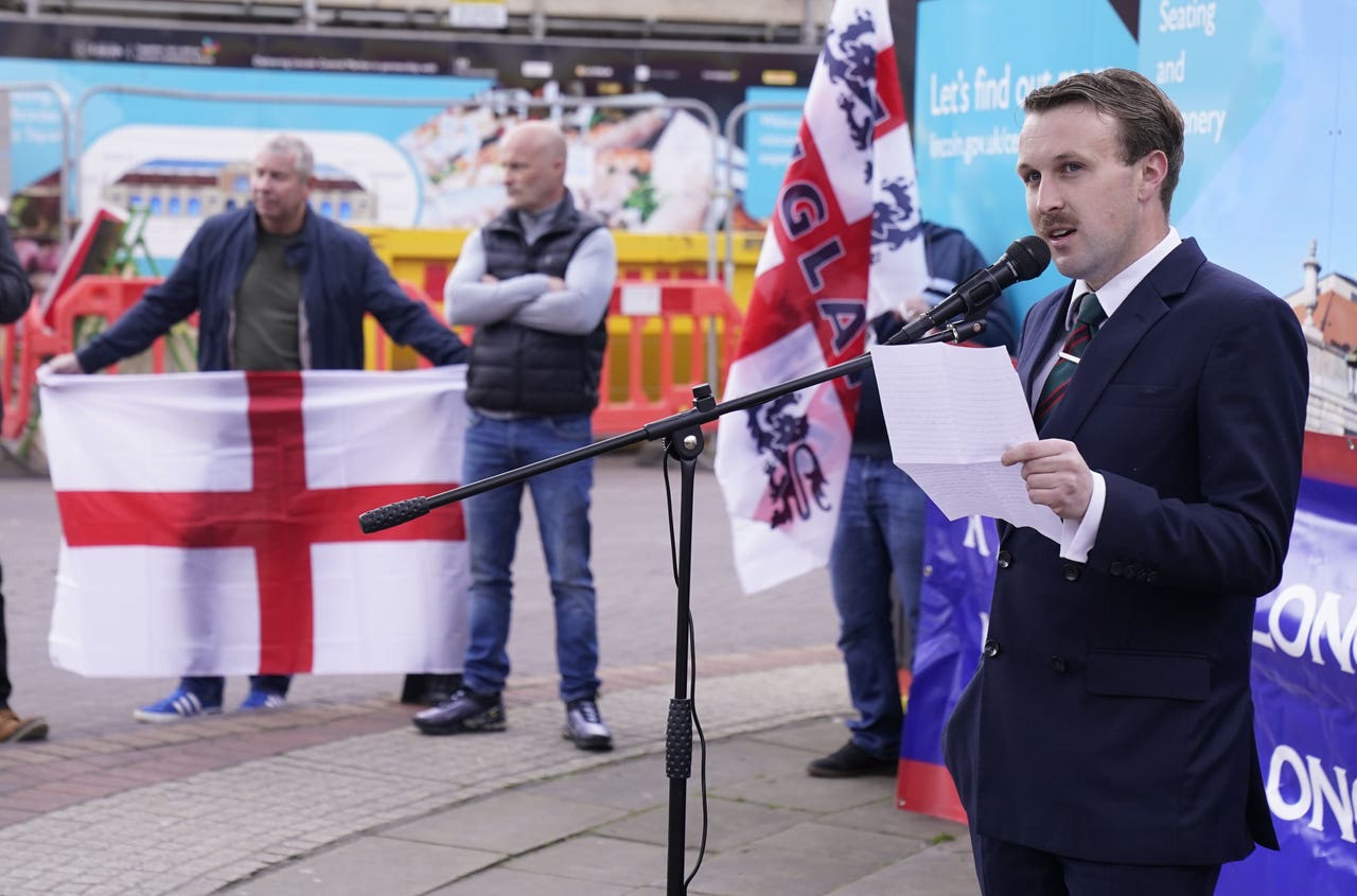 Far-right rally over Scampton refugee centre plan passes off peacefully ...