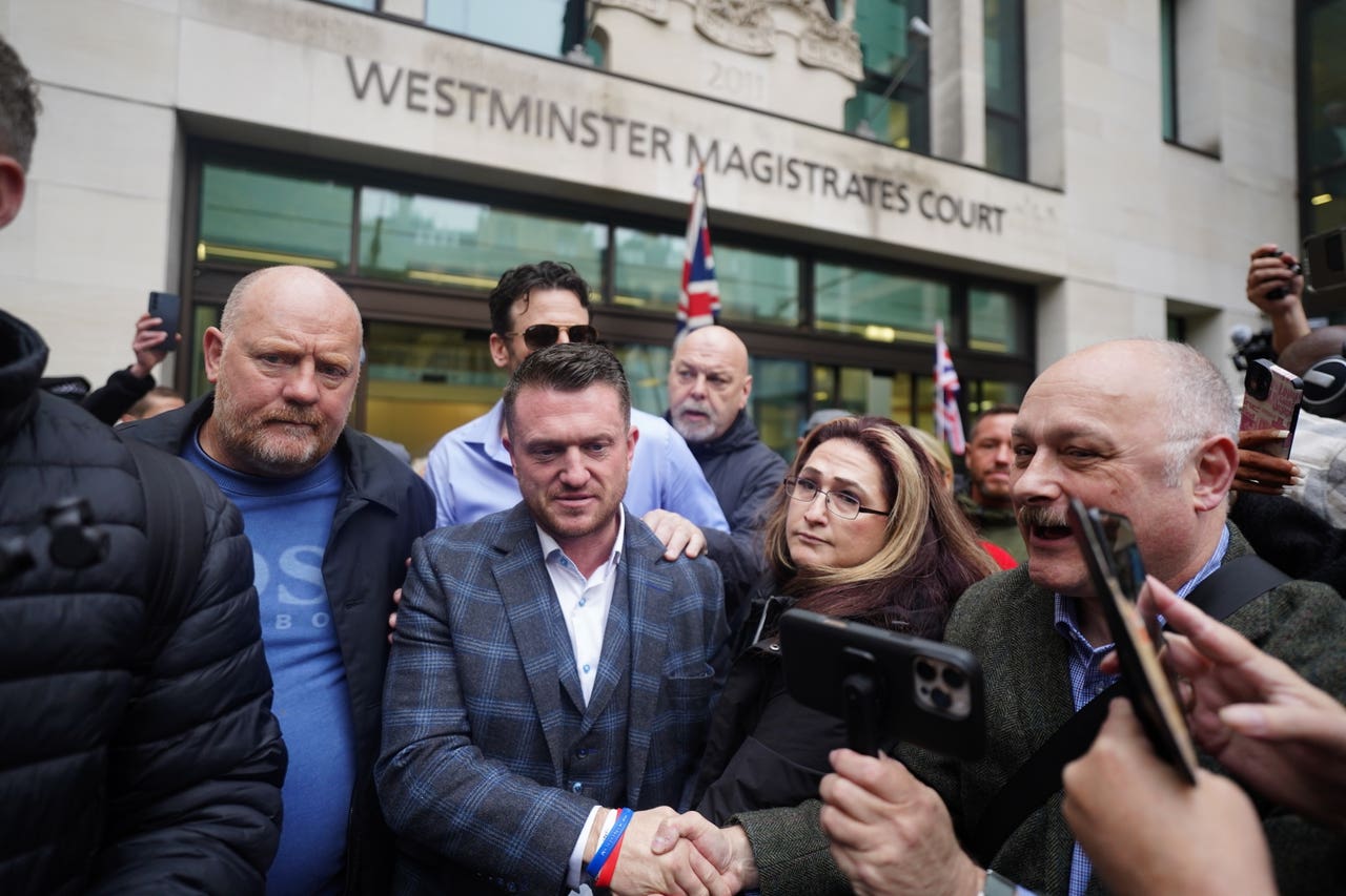 Tommy Robinson set to find out trial verdict over terror offence charge ...