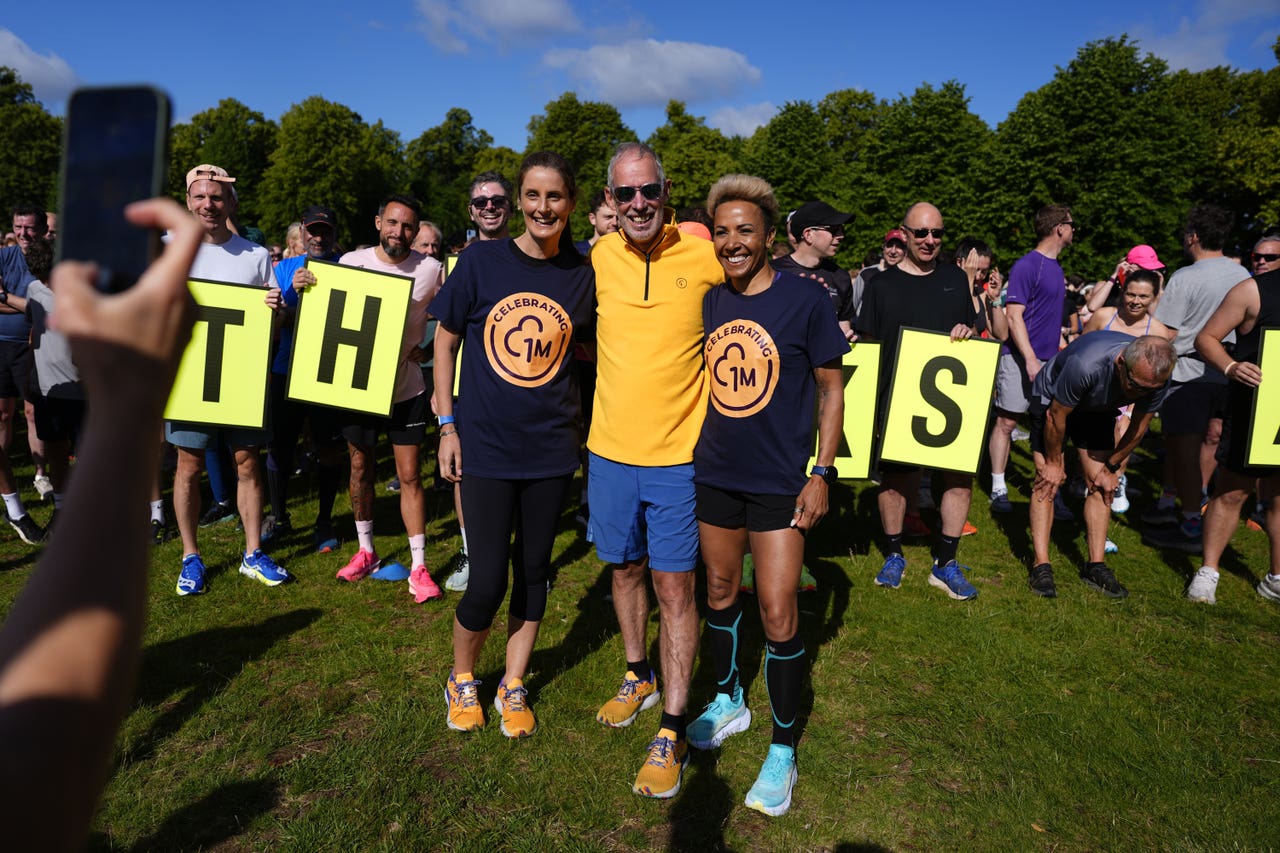 One millionth parkrun takes place with Dame Kelly Holmes among runners ...