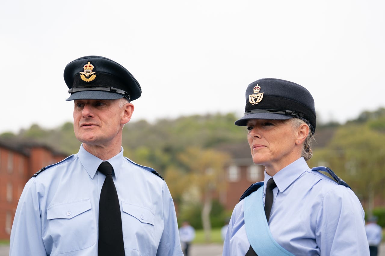 RAF officers working around the clock to perfect coronation duties ...