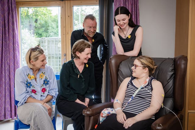 Stars from Blue Lights drama visit Belfast Hospice | Lancashire Telegraph