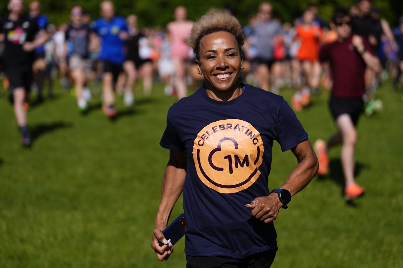 One millionth parkrun takes place with Dame Kelly Holmes among runners ...
