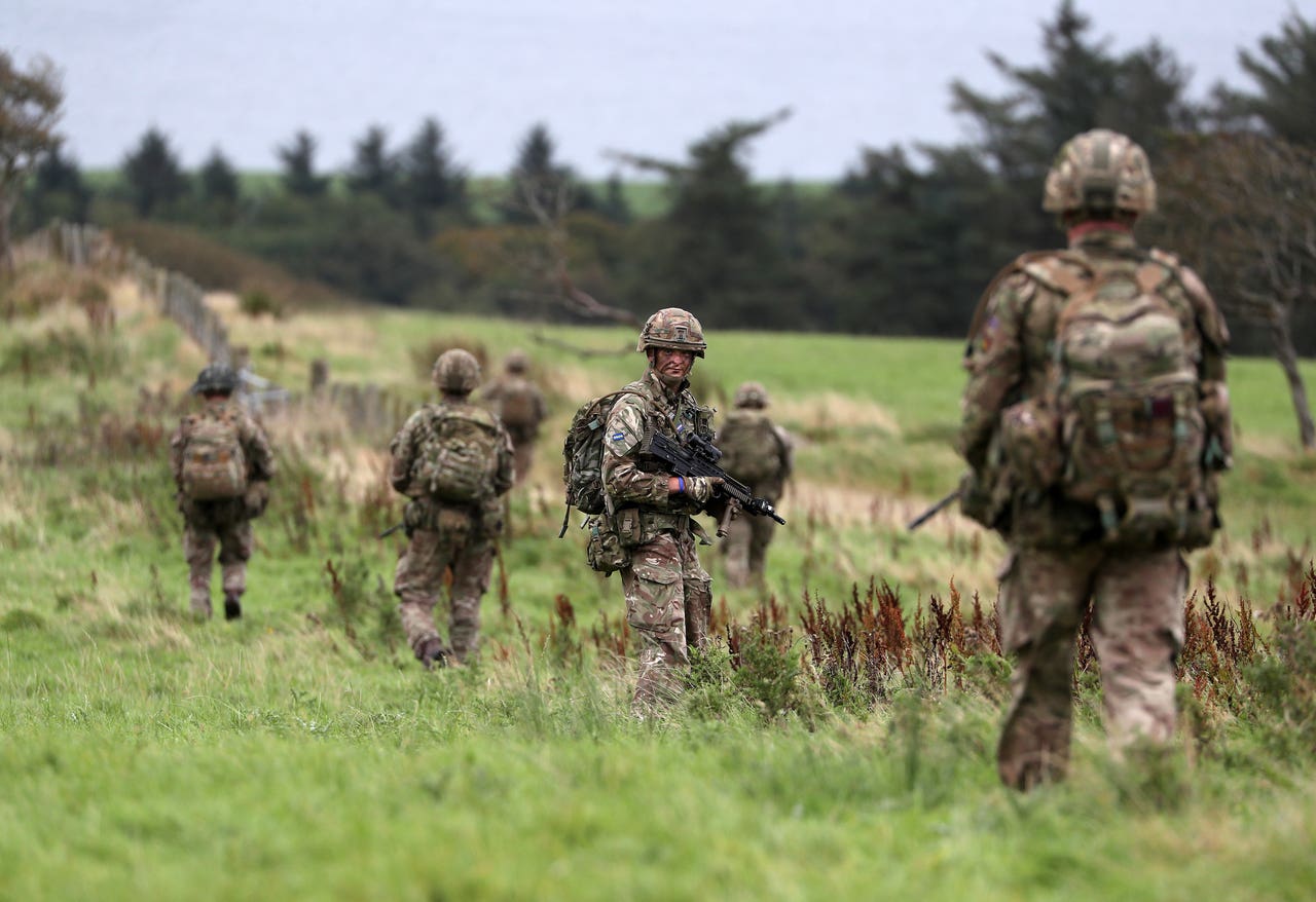 Defence chief defends plans for smaller army saying UK strength is not ...