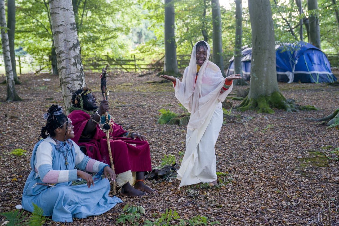 Eviction of ‘African tribe’ camping in Scottish woods under way | The ...