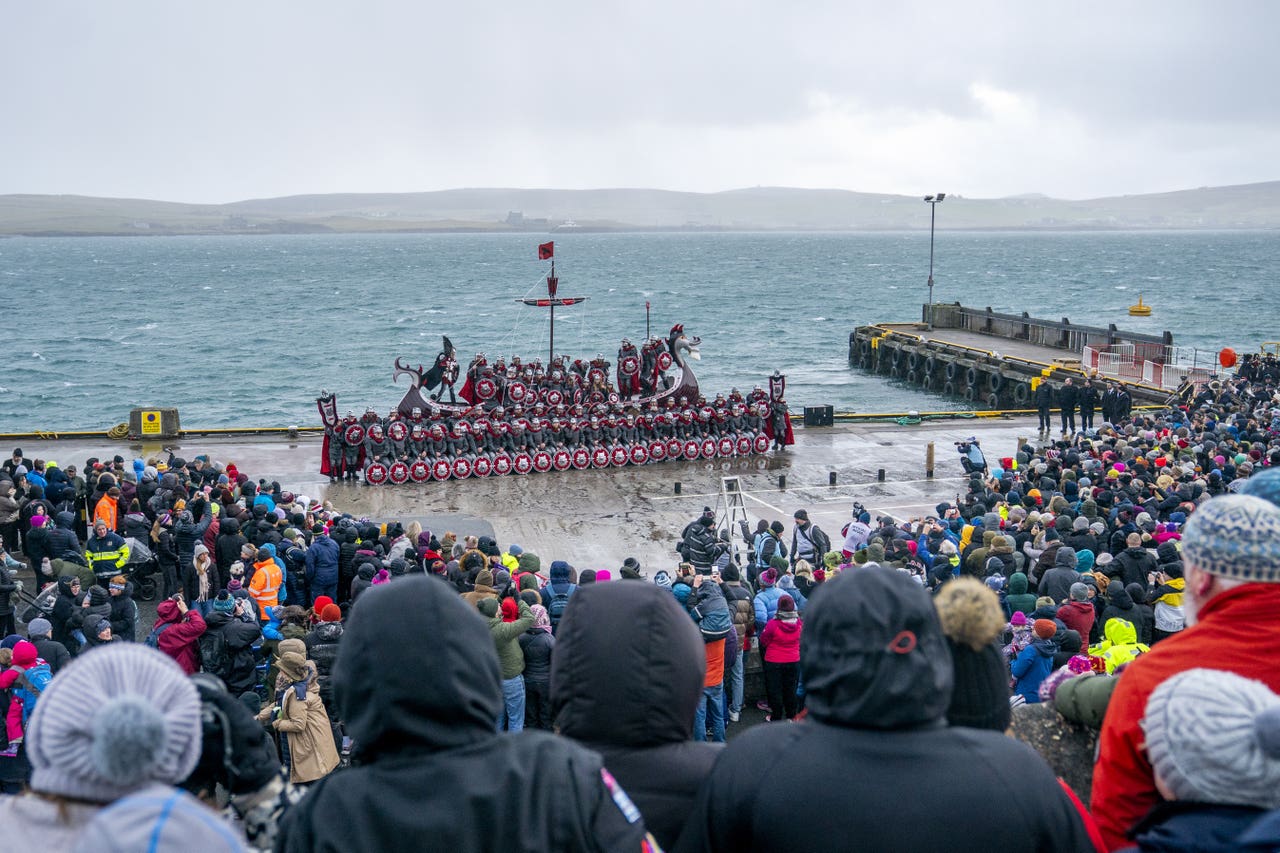In Pictures: Burning galley provides fitting climax to Up Helly Aa ...