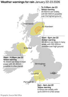 Three people rescued from vehicles as heavy rain causes floods | Ely ...