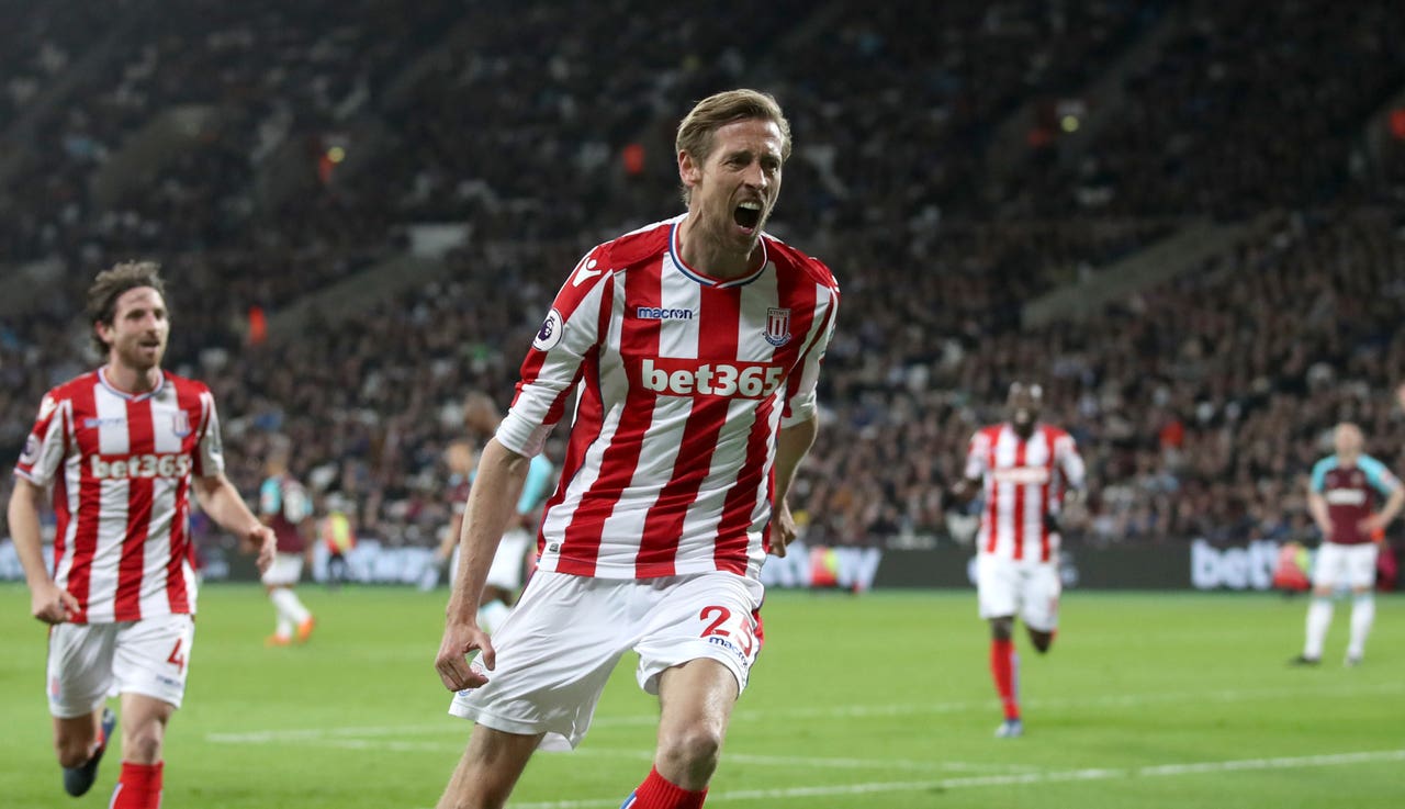 Peter Crouch’s football career in pictures (and that legendary robot dance)
