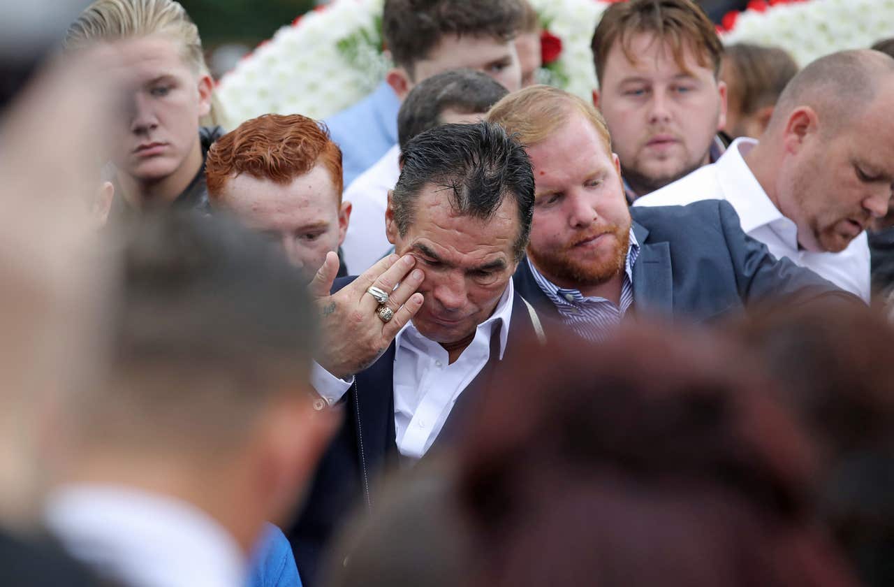 Paddy Doherty leads mourners at funeral of his teenage nephew ...