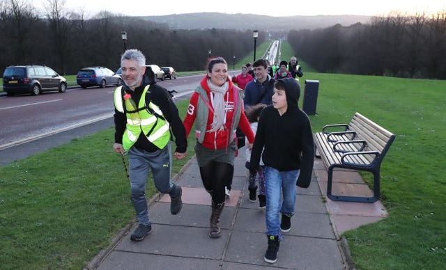 Campaigning father says epic walk across N Ireland was for his children ...